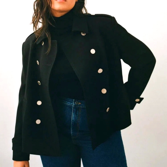 Mango | Jackets & Coats | Nwts Mango Military Style Coat Szl | Poshmark